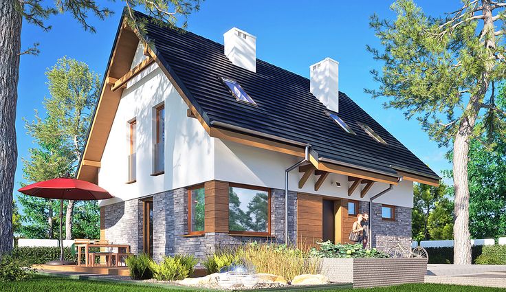 Projekt domu Morwa bez garażu [B] 103,90 m² - EXTRADOM