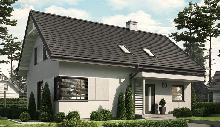 Projekt domu Trypolis 5 szkielet drewniany 127,05 m² - EXTRADOM