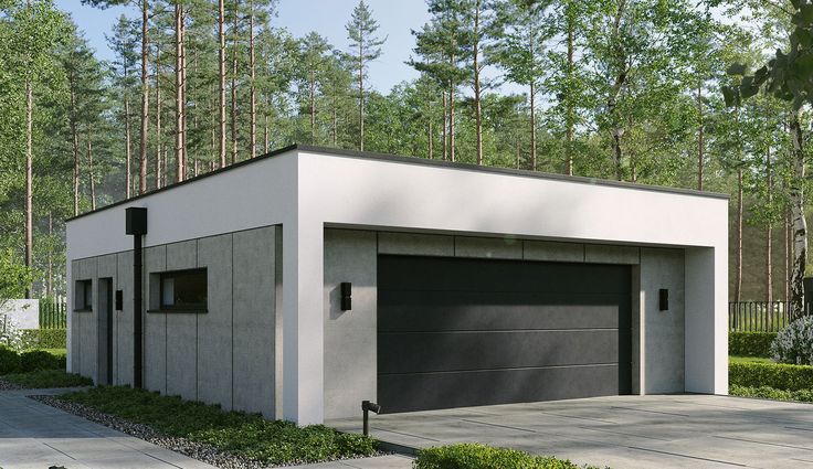 Projekt garażu BK-15 66,68 m² - EXTRADOM