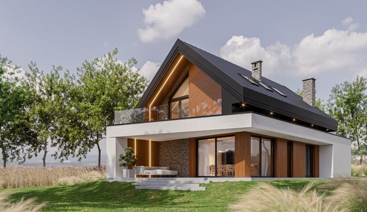 Projekt domu Nasza Stodoła S powiększona wersja szkieletowa 126,38 m² ...