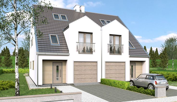 Projekt domu Hubert 2 - dwulokalowy PLP 130,70 m² - EXTRADOM