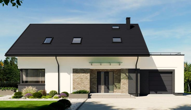 Projekt domu N41-G1 128,08 m² - EXTRADOM