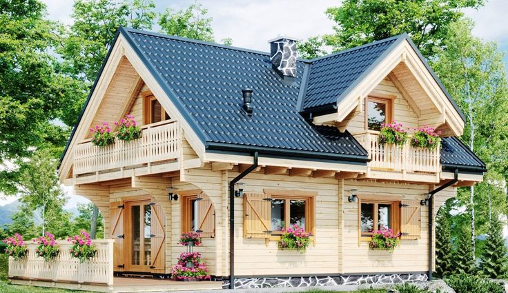 Projekt domu Mała bajka z jaskółką 63 m² - EXTRADOM