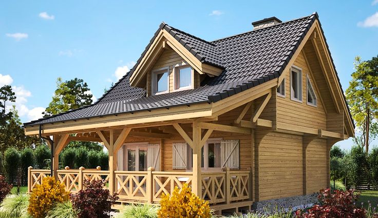 Projekt domu Jutrzenka z trójkątnym oknem powiększona 78,90 m² - EXTRADOM