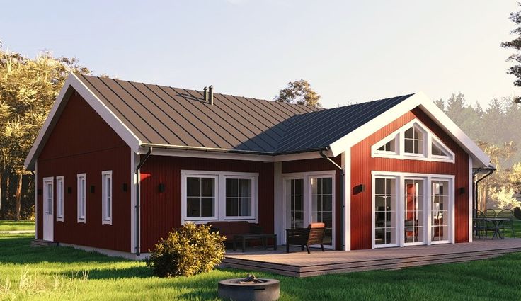 Dom szkieletowy Emily Smart 120 120 m² - EXTRADOM