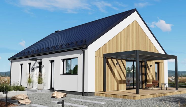 Projekt domu Tani w budowie modern 99,67 m² - EXTRADOM