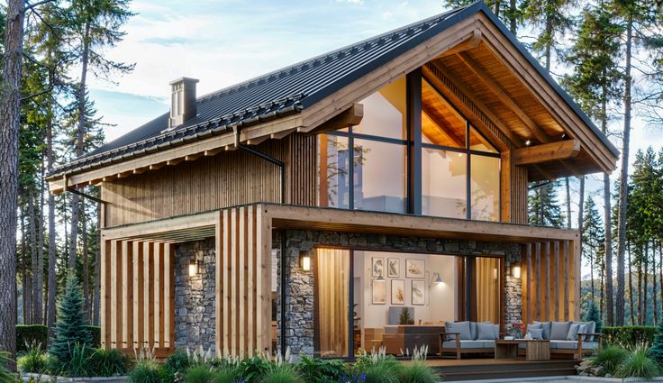 Projekt domu Stodoła alpejska 99 m² - EXTRADOM