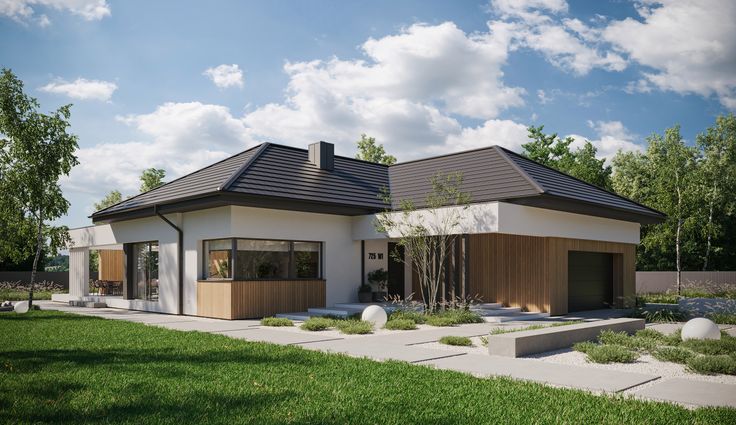 Projekt domu NewHouse 725 w1 165,38 m² - EXTRADOM