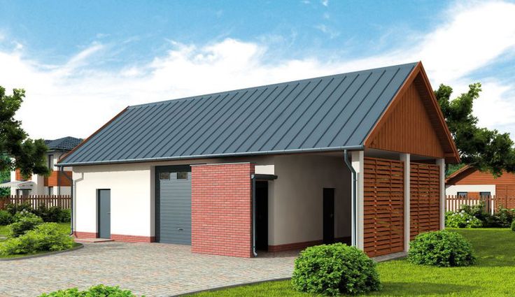 Projekt budynku G323 budynek gospodarczy 69,43 m² - EXTRADOM