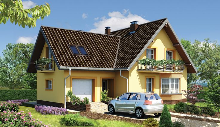 Projekt domu Jelonek Rex - murowana – silikaty 149,20 m² - EXTRADOM