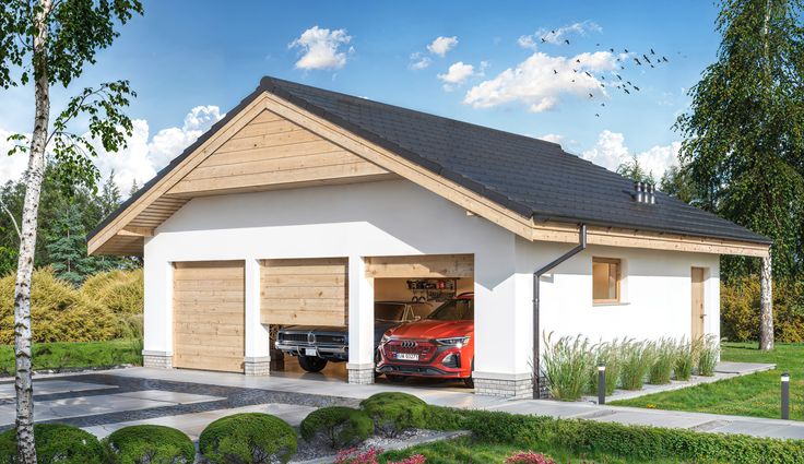 Projekt garażu Garaż ARP04 63,27 m² - EXTRADOM