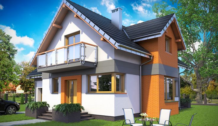 Projekt domu Koliba Astro (1423) 123 m² - EXTRADOM