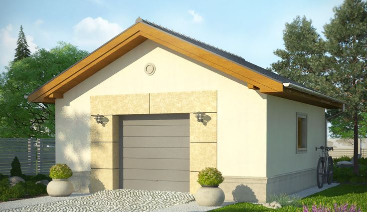 Projekt garażu Garaż 14 33,20 m² - EXTRADOM