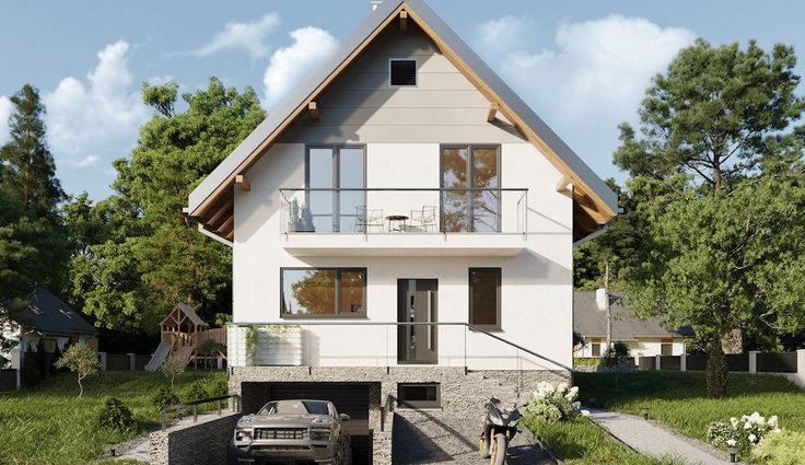 Projekt domu Biedronka (1666) 110,20 m² - EXTRADOM