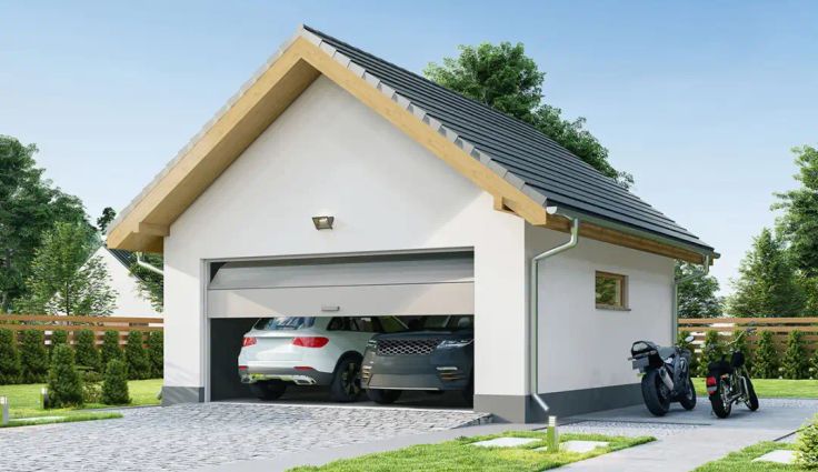Projekt garażu Garaż g2a plus 48,90 m² - EXTRADOM