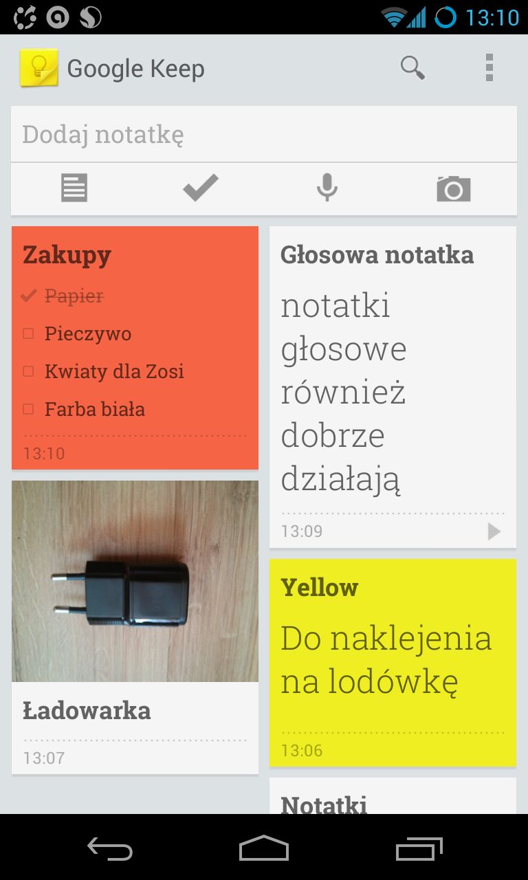 Google Keep (Android) - dobreprogramy