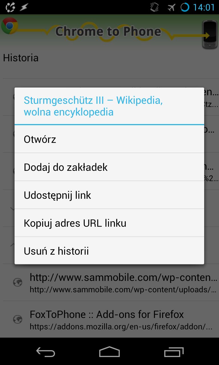 Google Chrome to Phone (Android) - dobreprogramy