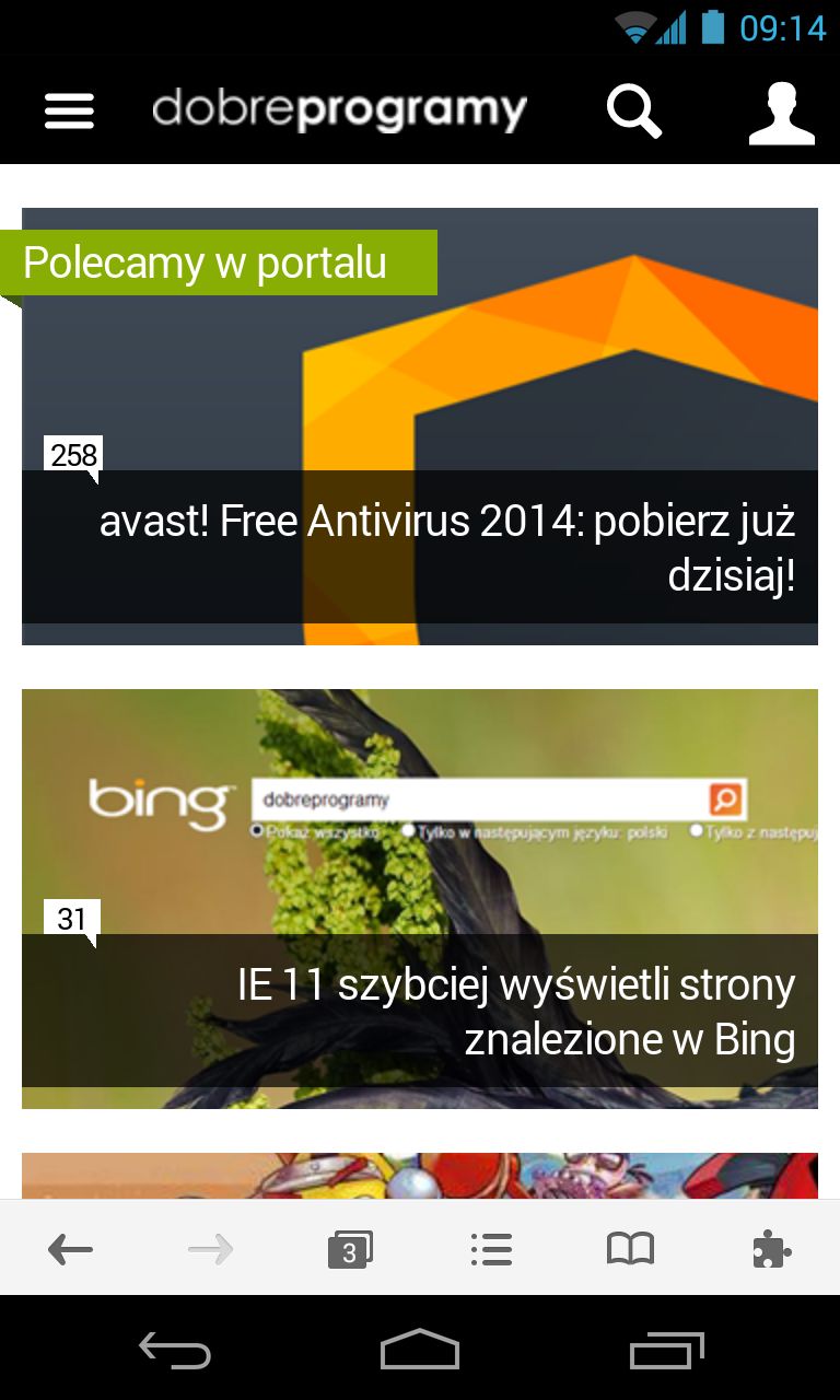 Mercury Browser (Android) - dobreprogramy