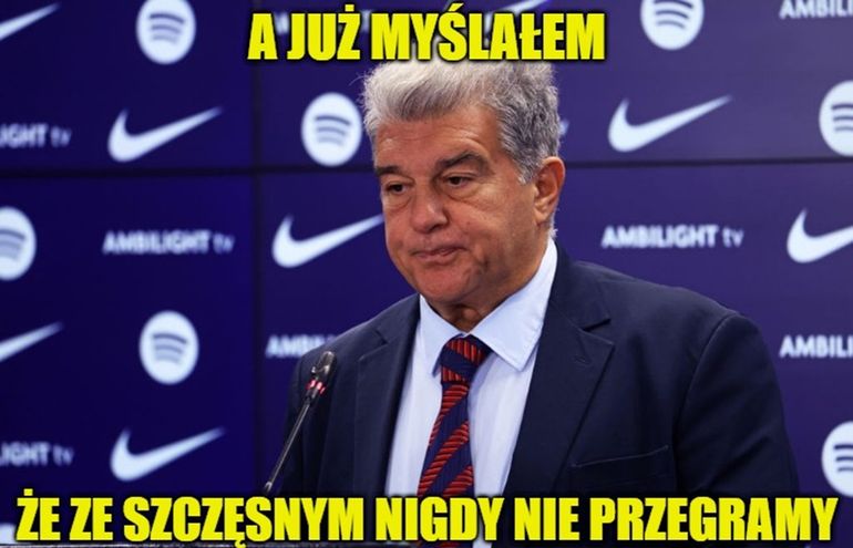 "I co Robercik". Zobacz najlepsze memy po meczu Barcelony