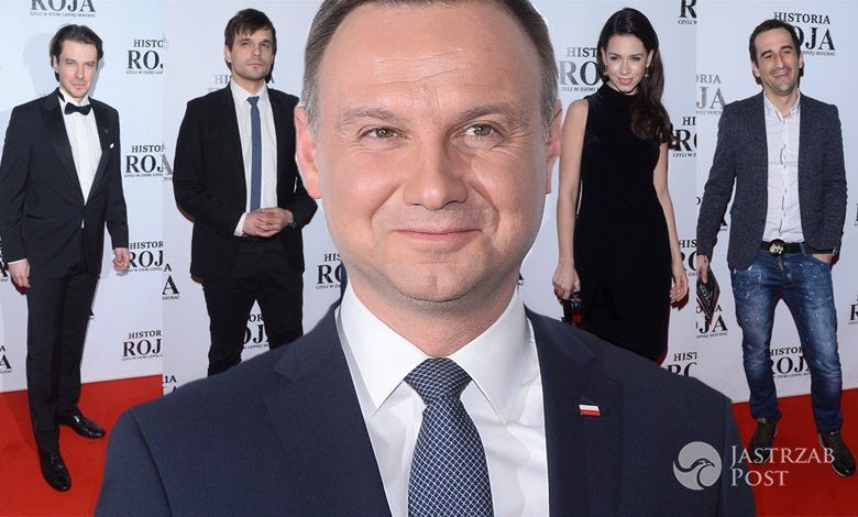 Gwiazdy na premierze filmu "Historia Roja": Prezydent Andrzej Duda ...