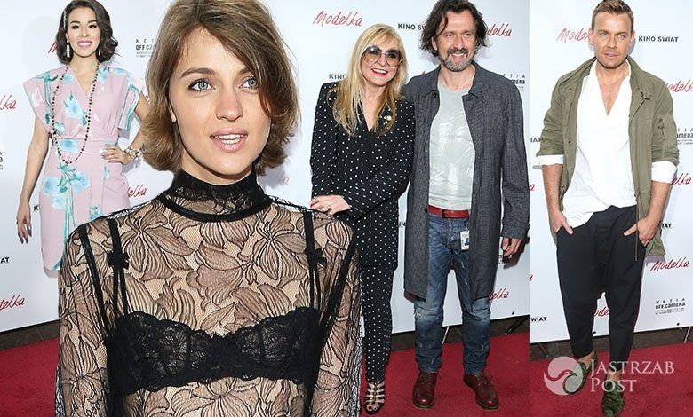 Gwiazdy na premierze filmu "Modelka": Renata Kaczoruk, Dawid Woliński ...