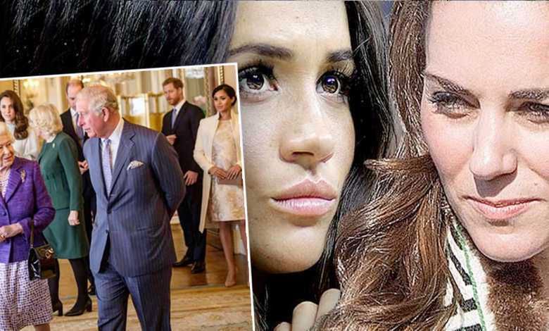 Księżna Kate zignorowała ciężarną Meghan Markle w obecności królowej ...