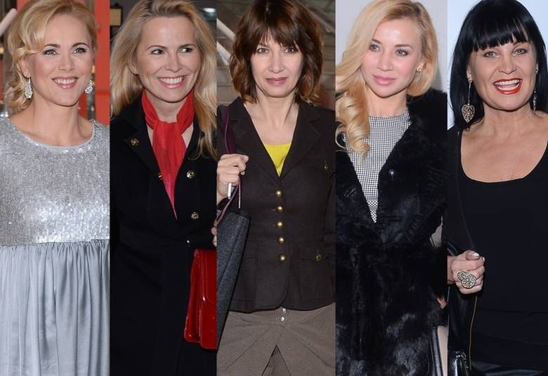 Anna Samusionek w srebrze, Lidia Kopania w futrze, a Grażyna Wolszczak ... Anna Samusionek w srebrze, Lidia Kopania w futrze, a Grażyna Wolszczak ...