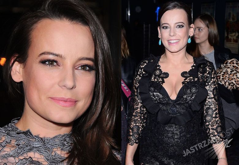 Anna Mucha znowu eksponuje zgrabne nogi. Po raz kolejny pokazała się w ...