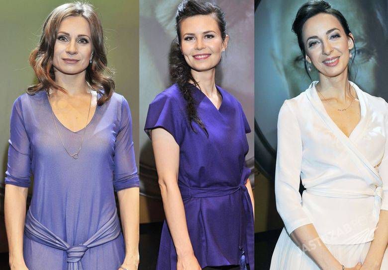 Anna Sroka-Hryń w niebieskiej sukience, Magdalena Kumorek w nowoczesnym ...