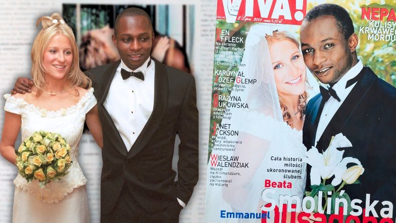 Pamiętacie Olisadebe? W 2001 roku piłkarz wziął ślub z Polką
