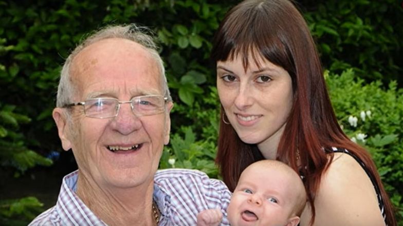 Love defies age: Britain's oldest father with a 54-year younger partner ...
