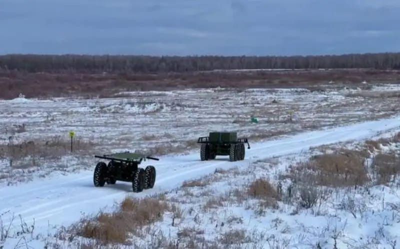Russia deploys Diepiesza robots for frontline logistics and combat