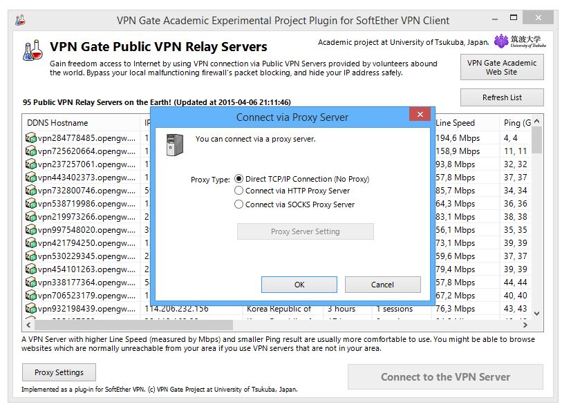 VPN Gate Client Plug-in 2024.09.12 Build 9799 - dobreprogramy
