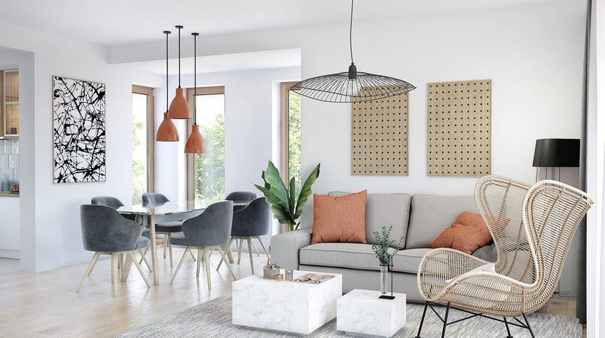 Projekt domu Tofi 4 128,80 m² - koszt budowy - EXTRADOM