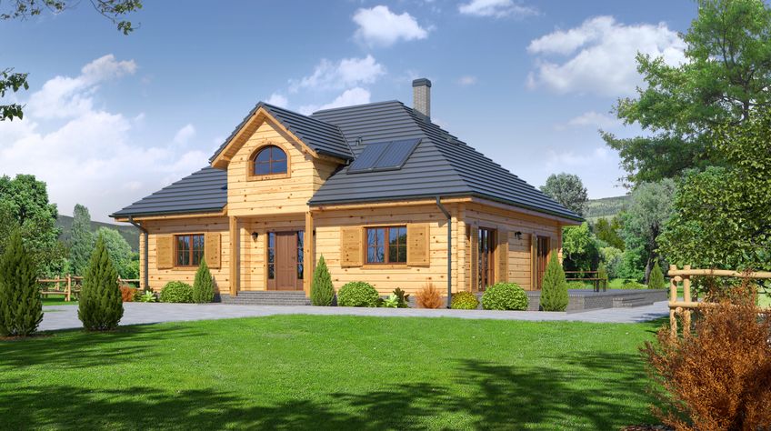 Projekt domu Dębogóra 5 122,81 m² - koszt budowy - EXTRADOM