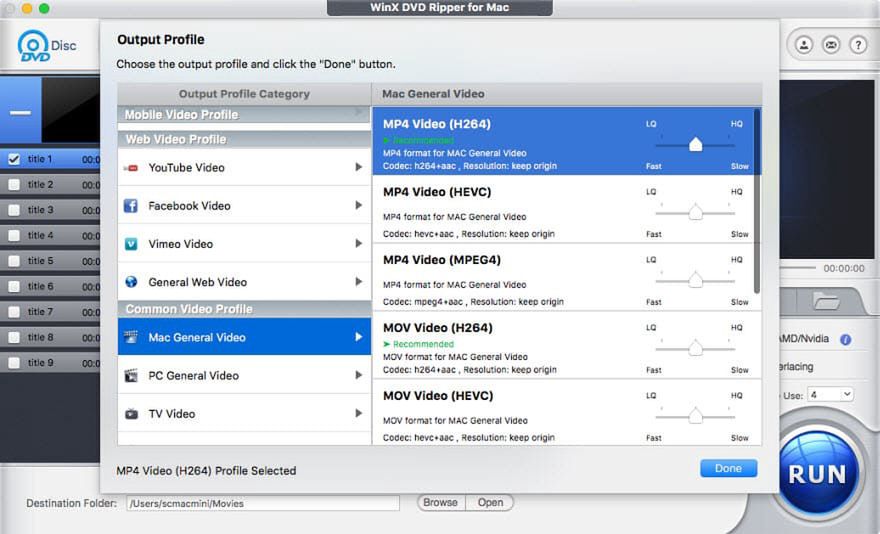 WinX DVD Ripper for Mac (macOS) - dobreprogramy