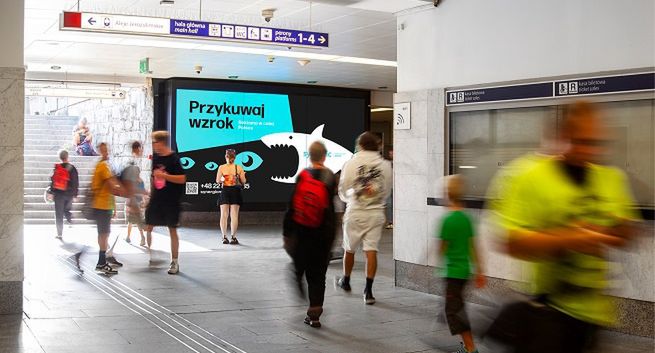 Synergic z nowymi ekranami reklamowymi na Dworcu Centralnym w Warszawie