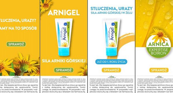 Boiron z kampanią promującą Arnigel