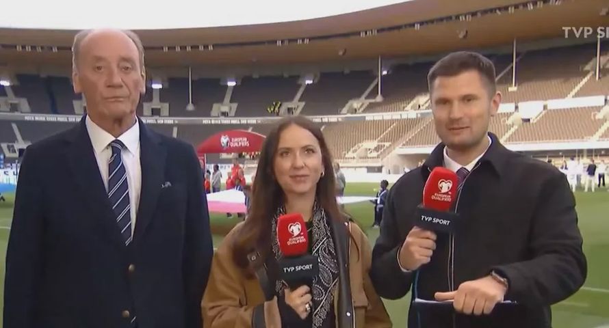 Dariusz Szpakowski do hymnu. Nietypowa sytuacja w TVP Sport