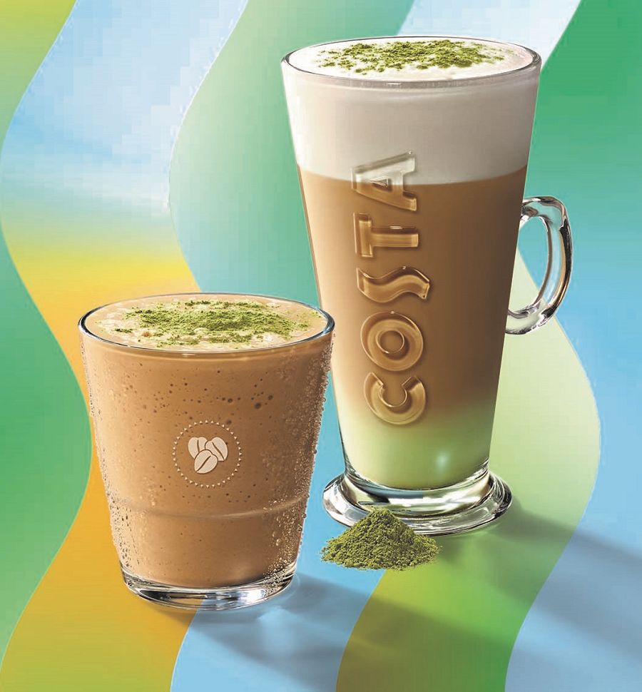 Matcha Caffé Latte i oferta lunchowa w wiosennym menu Costa Coffee