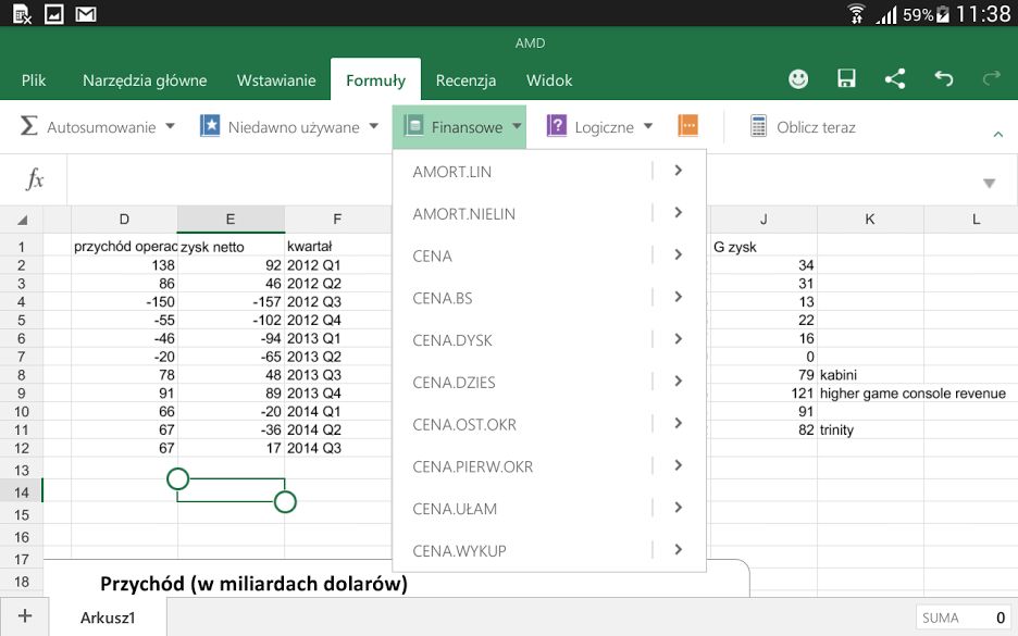 Microsoft Excel (Android) - dobreprogramy