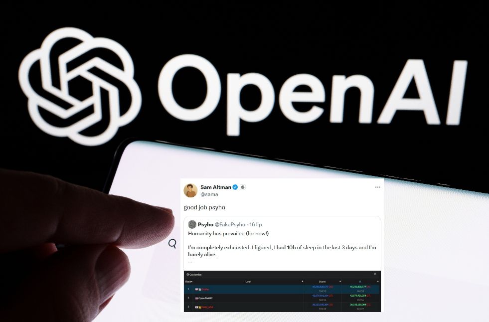 Polak wygrał ze sztuczną inteligencją. Pogratulował mu sam szef Open AI