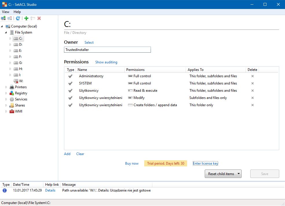 SetACL Studio 1.2.4 - dobreprogramy