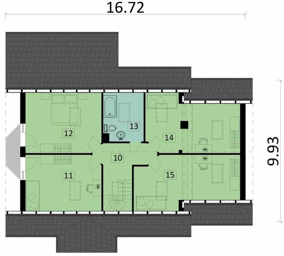 Projekt domu KA77 T 165,01 m² - koszt budowy - EXTRADOM