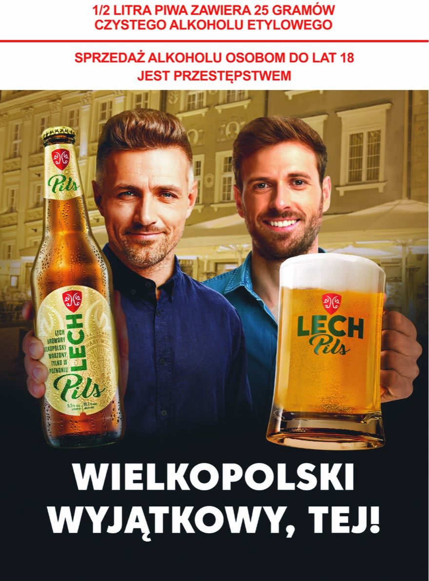 Tomasz Kammel odpytywany przez Wielkopolan w kampanii piwa Lech Pils