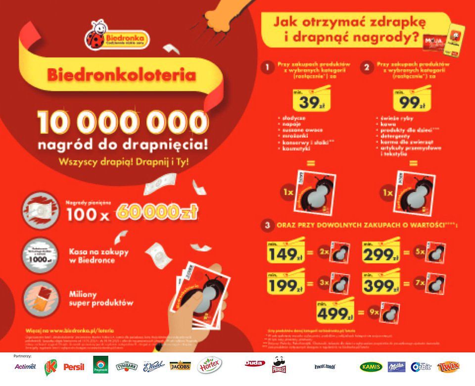 Ostatnie dni "Biedronkoloterii". Do kiedy Biedronka wydaje zdrapki i ...